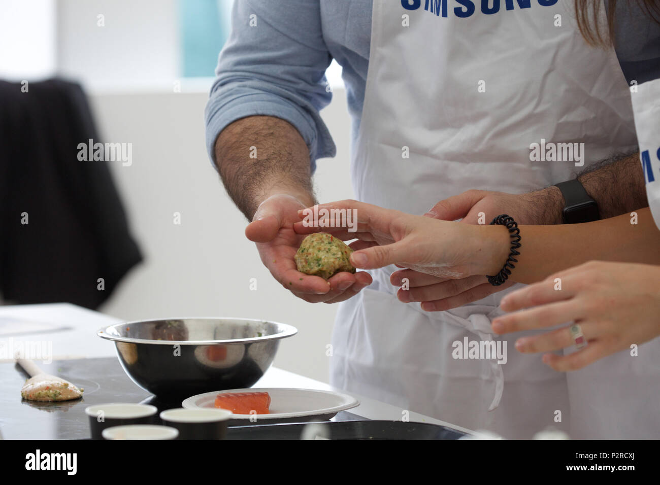 London,UK,16th June 2018,Taste of London in Regents Park is open until ...