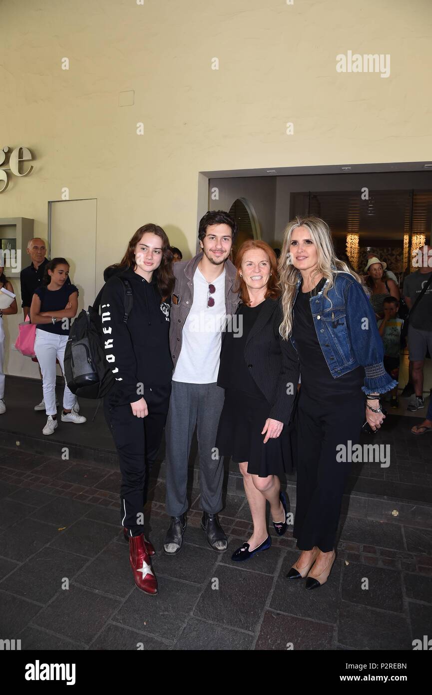 Pula: Fort Village .Filming Italy Sardinia festival. In the picture ...