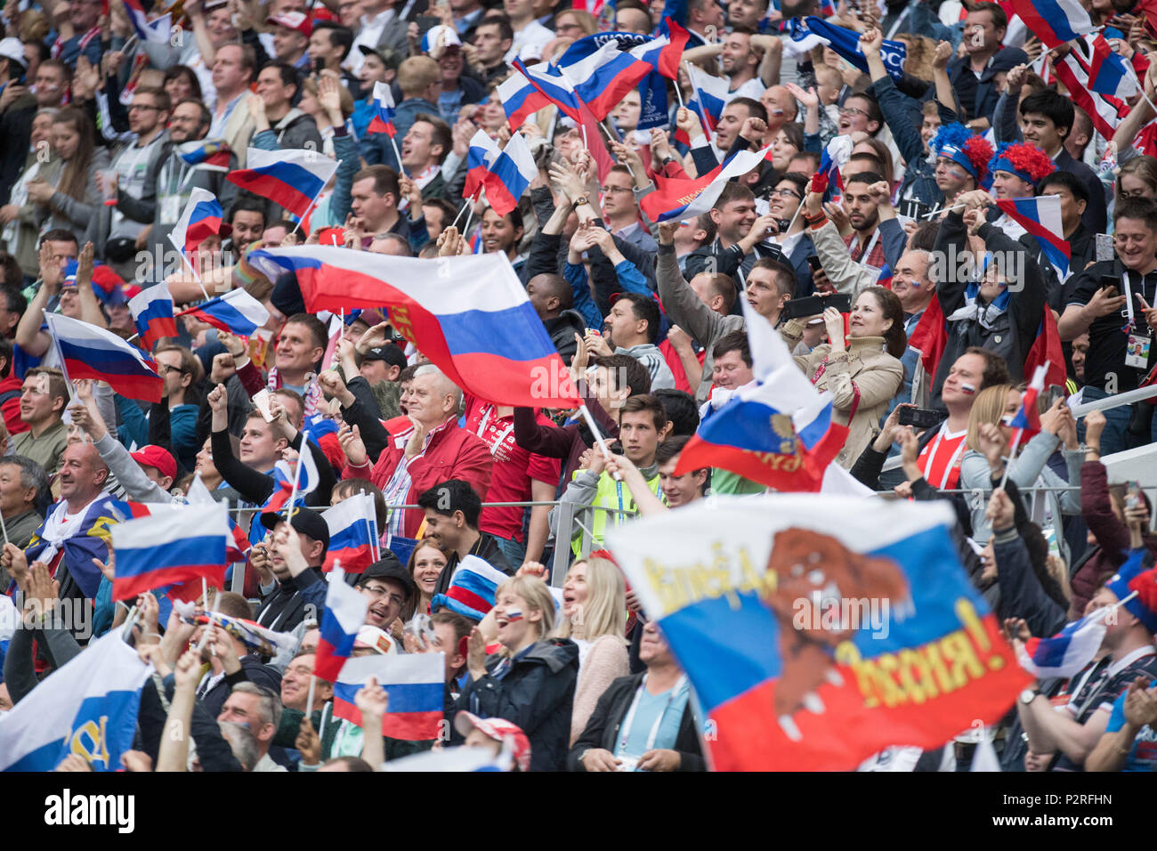 Saudi fans cheer national team hi-res stock photography and images - Alamy