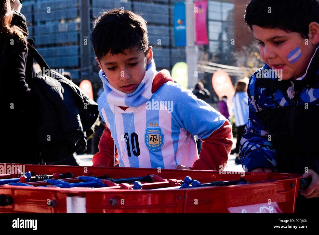 Football argentina kid hi-res stock photography and images - Alamy
