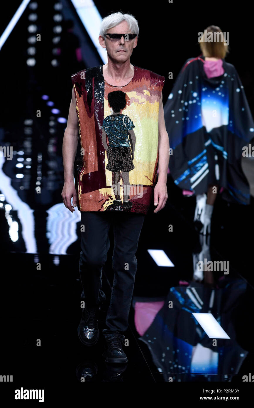 Milan, Italy. 17th June, 2018. Marcelo Burlon fashion show In the ...