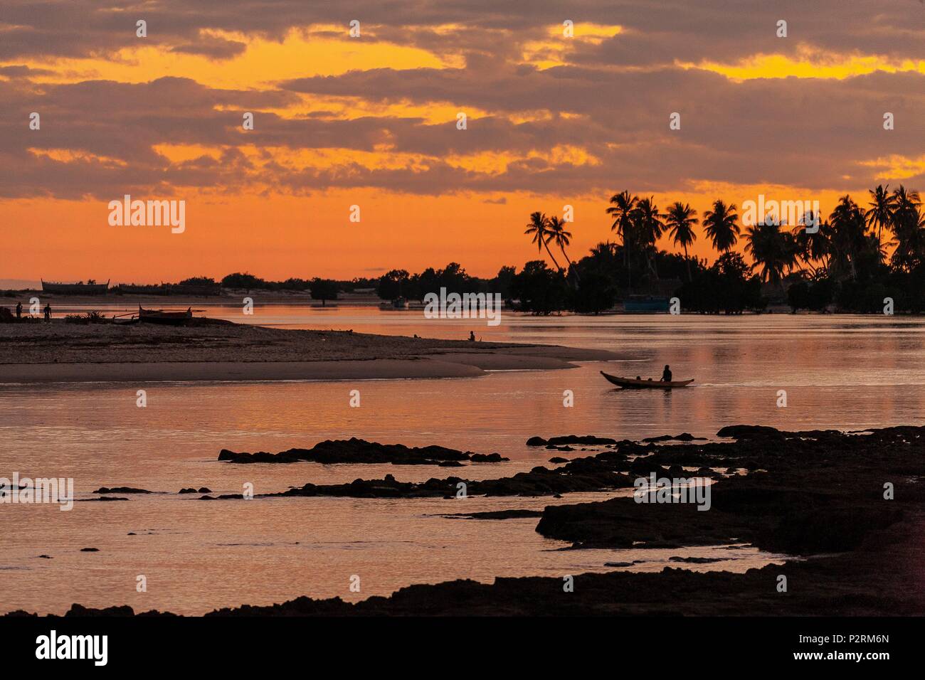 Madagascar, Menabe region, Belo sur Mer, the Mozambique Channel ...