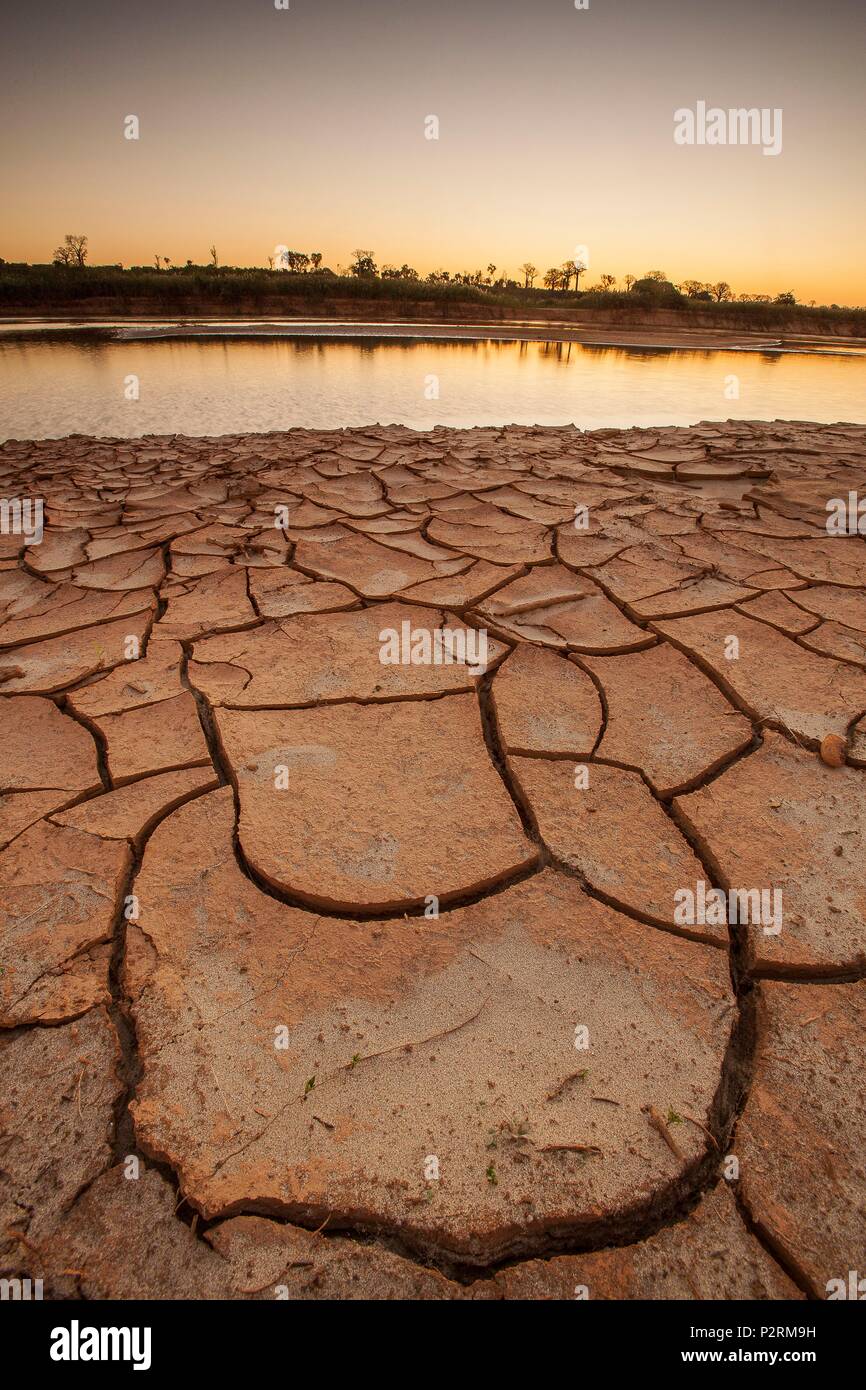 Madagascar, Menabe region Bemaraha massif, the river Tsiribihina Stock ...
