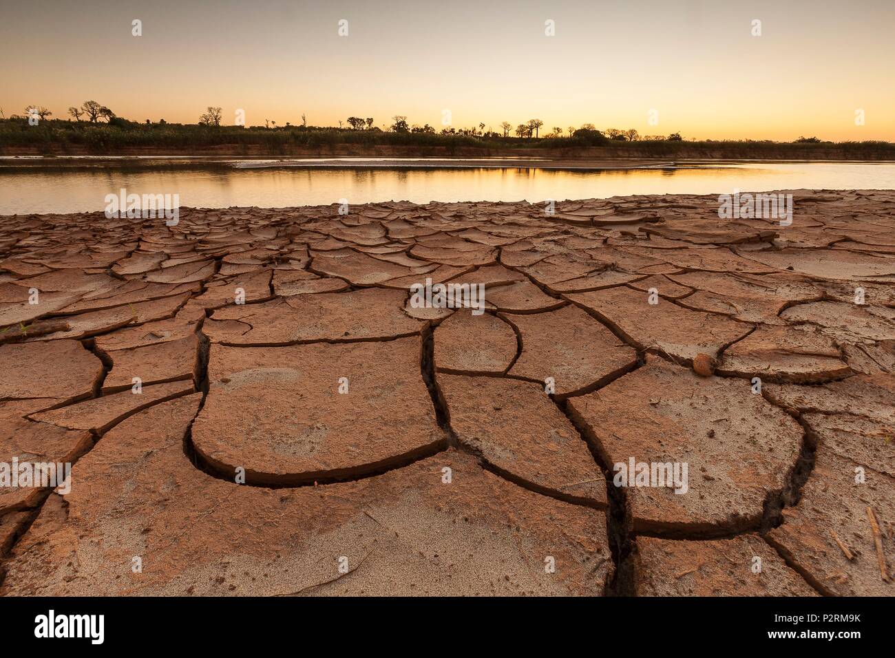 Madagascar, Menabe region Bemaraha massif, the river Tsiribihina Stock ...