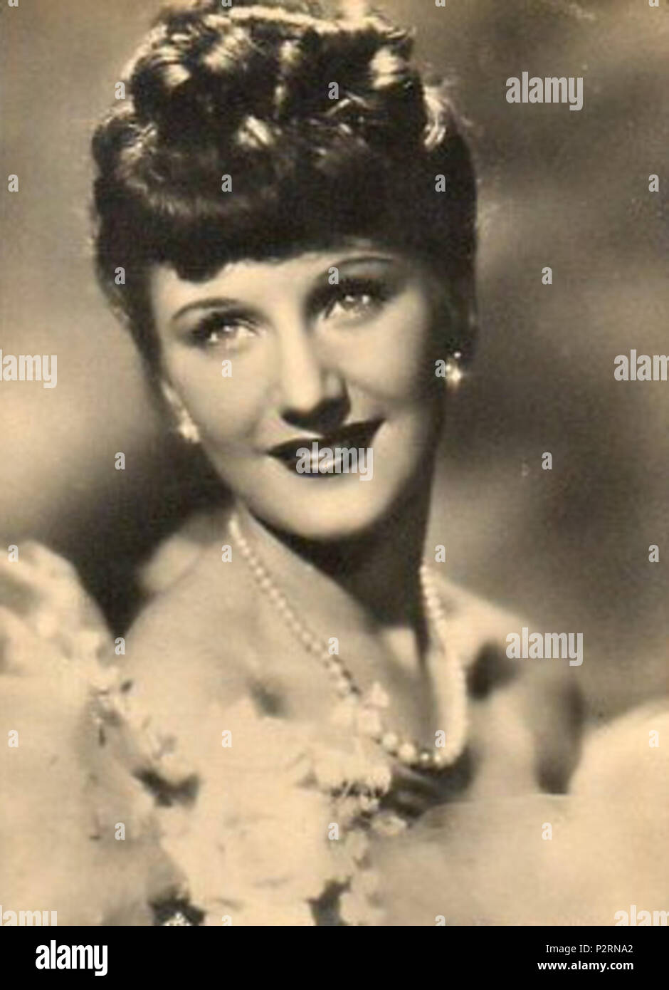 . Italian actress Vera Ruberti . 1940s ca.. A. Scarmiglia / Aser 91 ...