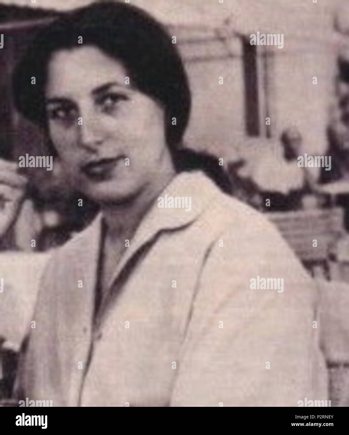 . Italian writer Milena Milani in a bar . 20 June 1964. Unknown 57 ...