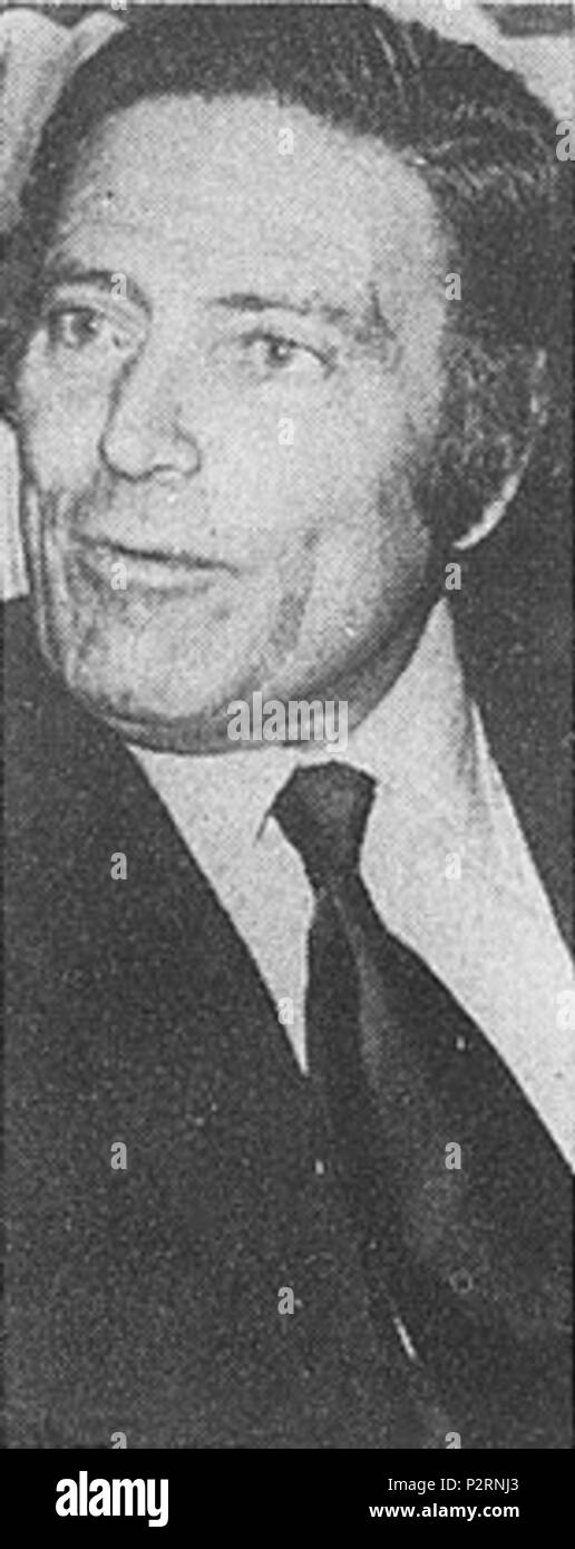 . Italian actor Raf Vallone during an interview with the newspaper . 13 ...