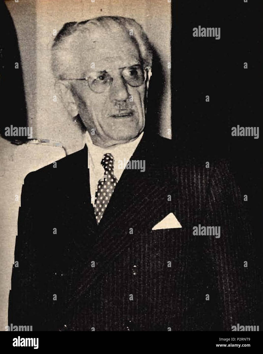 . Italian politician Ferruccio Parri . 12 March 1961. Unknown 28 ...