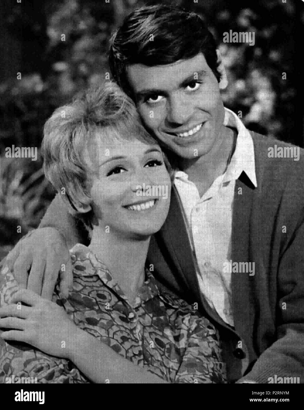 . Italian actors Nicoletta Languasco and Andrea Lala in the set of the ...