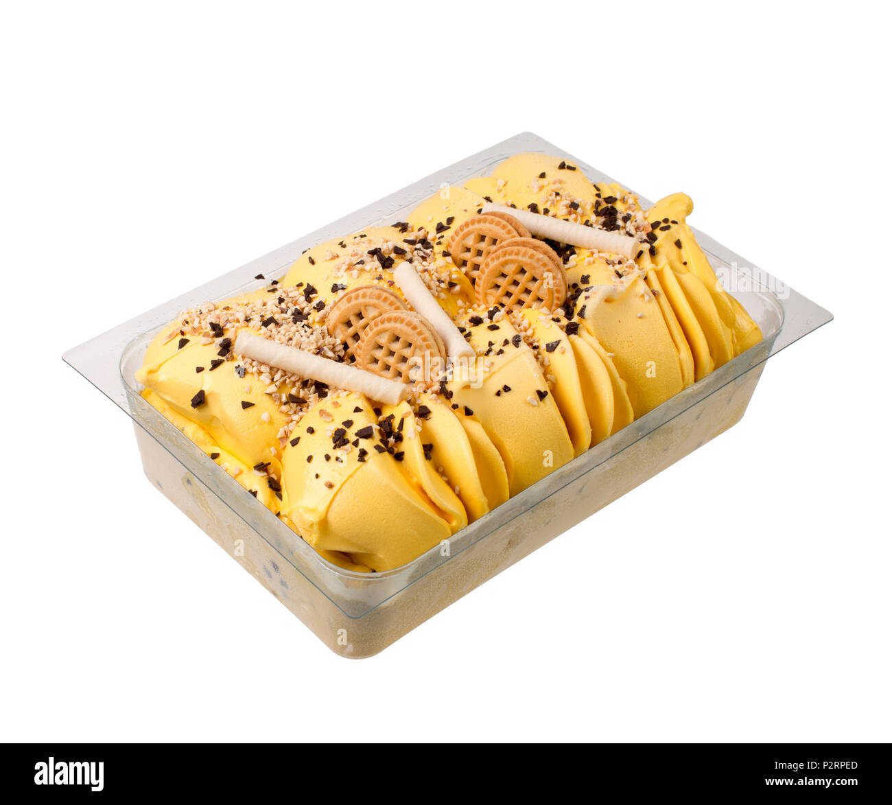 Orange Italian gelato ice cream Stock Photo - Alamy