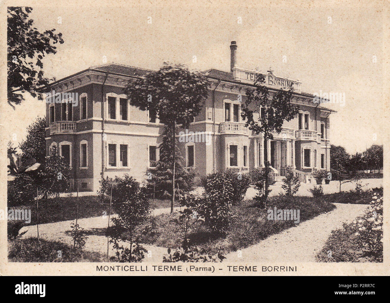 . Italiano: Terme Borrini (Monticelli Terme) . circa 1930. Unknown 58 ...