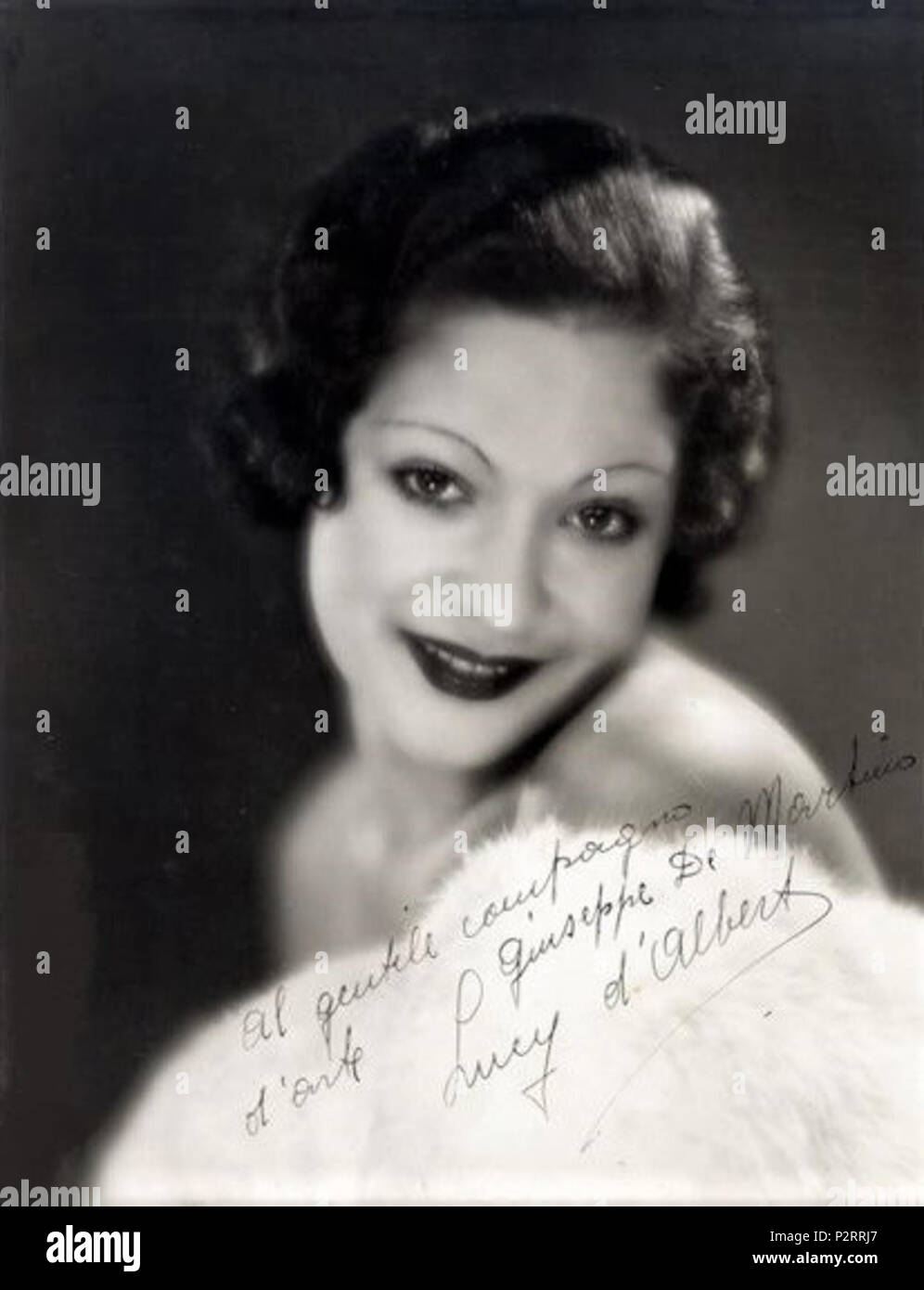 . Lucy D'Albert . 1934, Napoli. Macari 49 Lucy D'Albert 1934 Stock ...