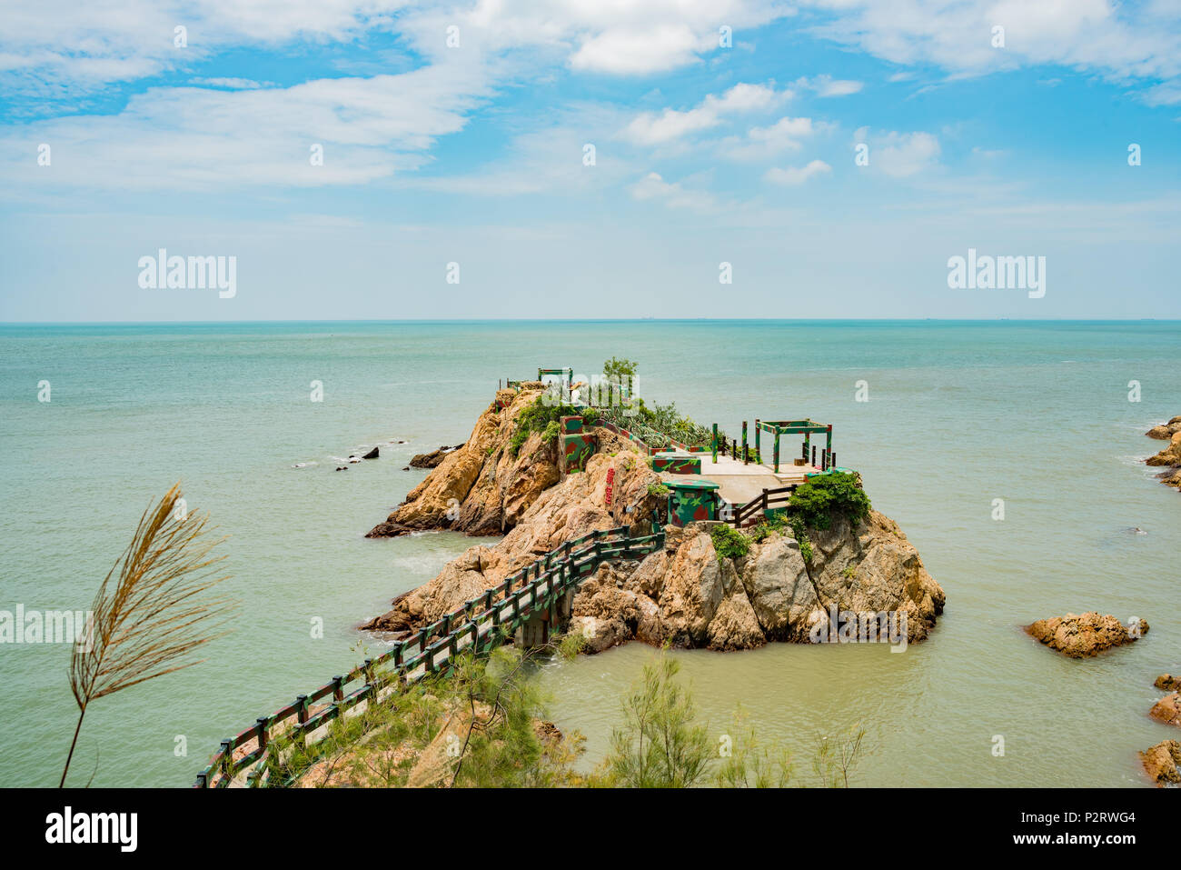 The special Iron Fort at Nangan, Matsu, Taiwan Stock Photo - Alamy