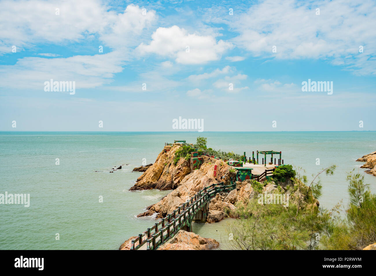 The special Iron Fort at Nangan, Matsu, Taiwan Stock Photo - Alamy