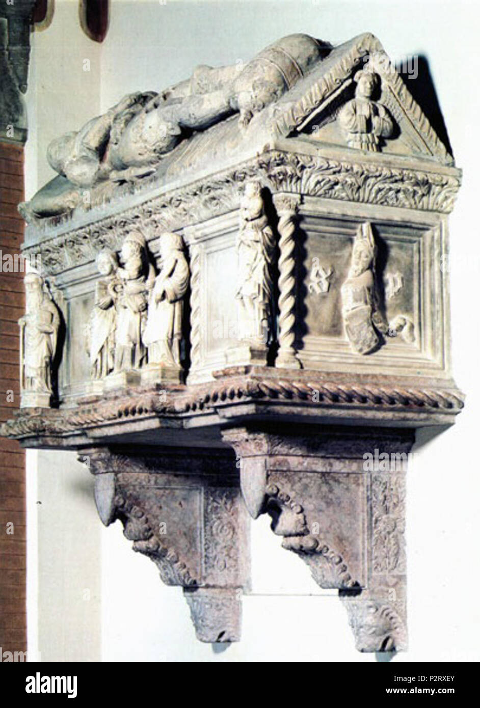 . Italiano: Arca di Spinetta Pico (?-1399) nella chiesa di San ...