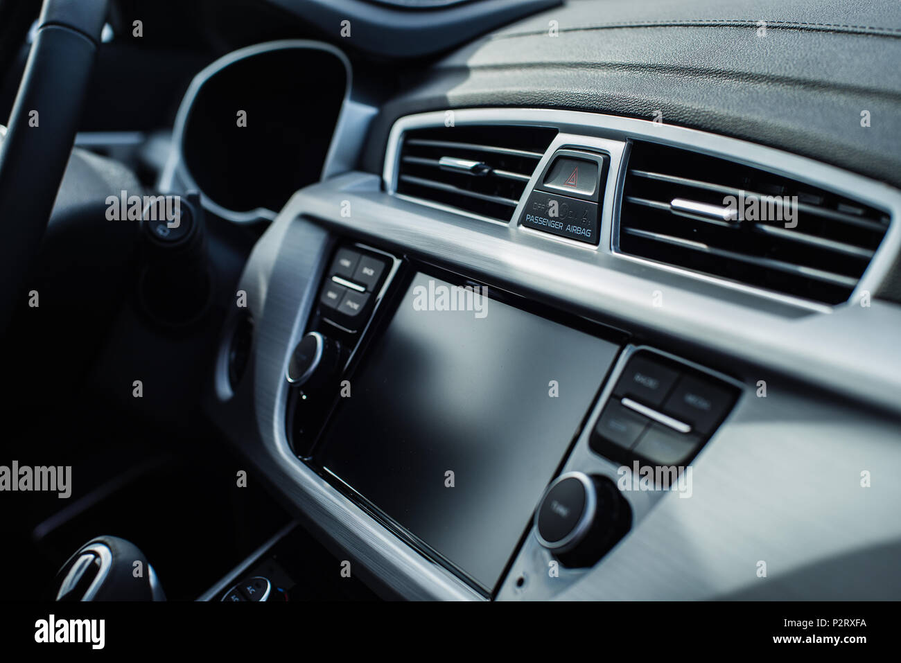 car interior with shallow depth of field Stock Photo - Alamy