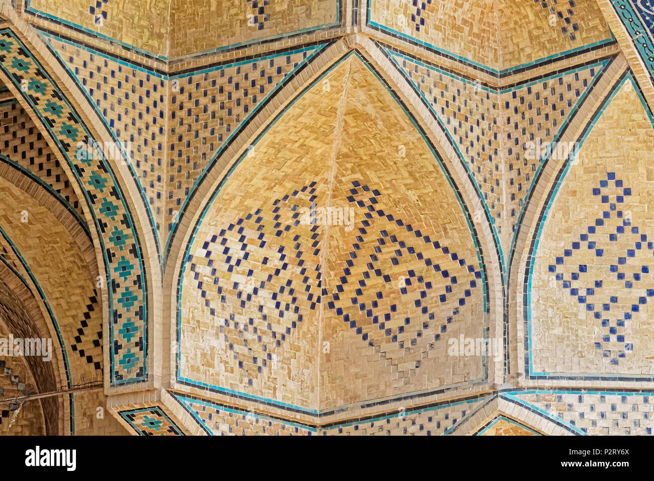 Isfahan Old Mosque detail Stock Photo - Alamy