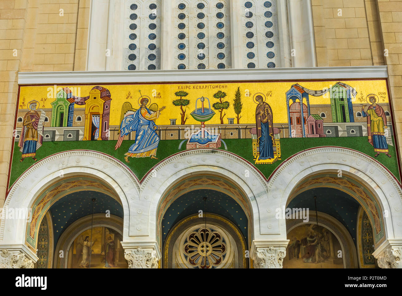 Metropolitan Main Greek Orthodox Cathedral Athens Greece Stock Photo ...