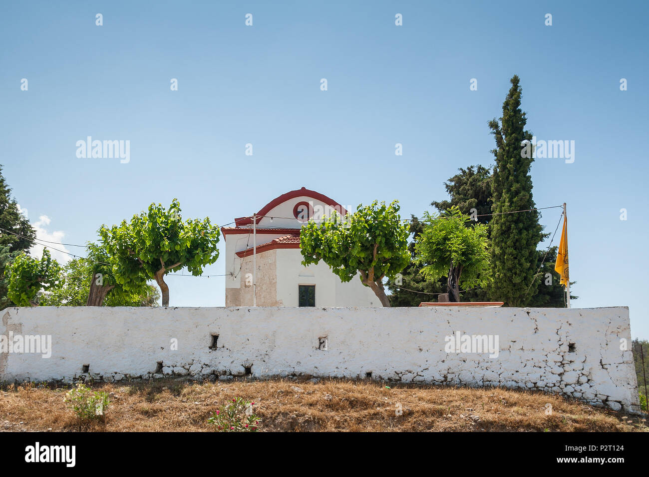 Kalopetra Monastery, Island of Rhodes, Rodos, Greece Stock Photo - Alamy