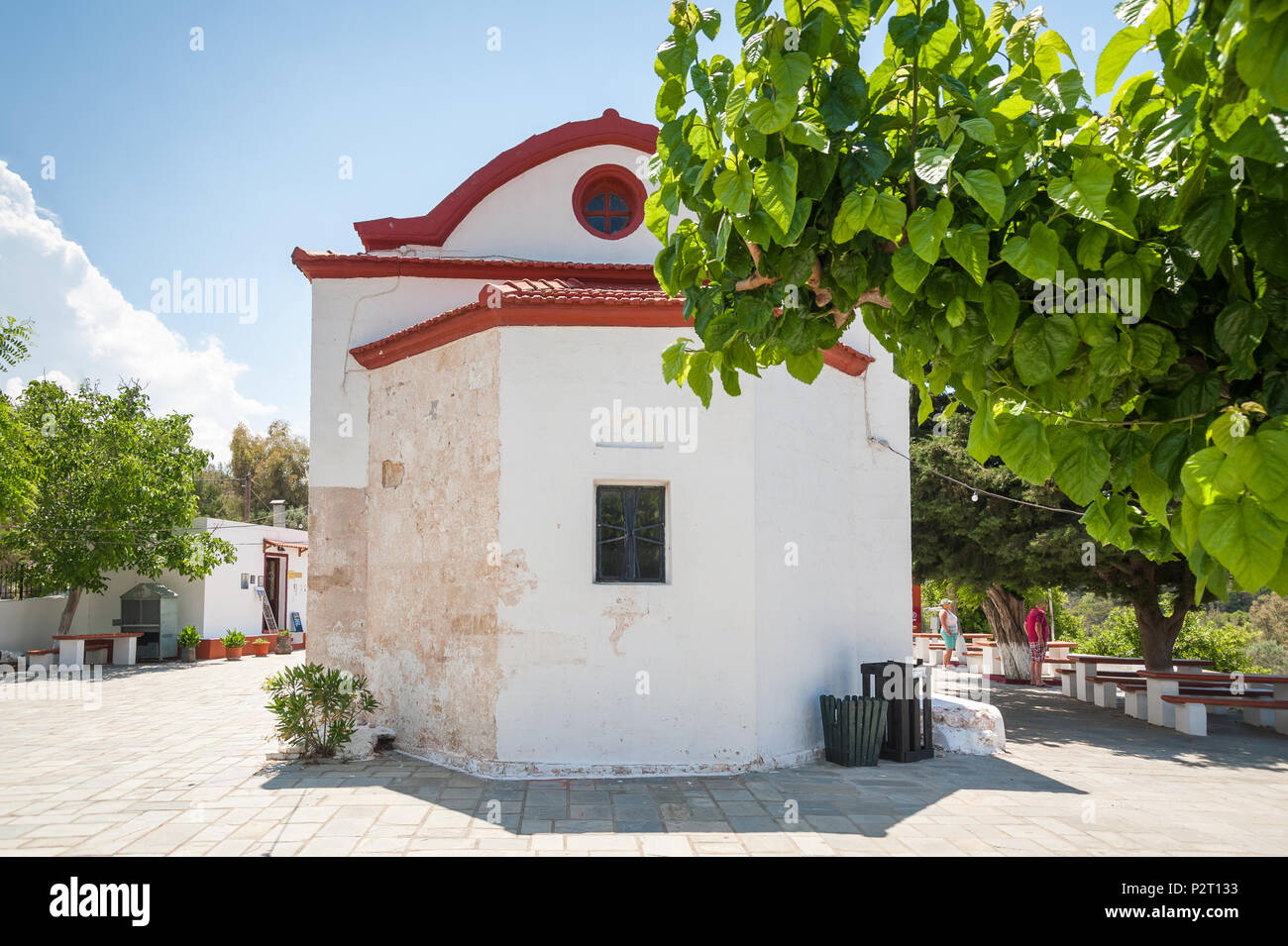 Kalopetra Monastery, Island of Rhodes, Rodos, Greece Stock Photo - Alamy