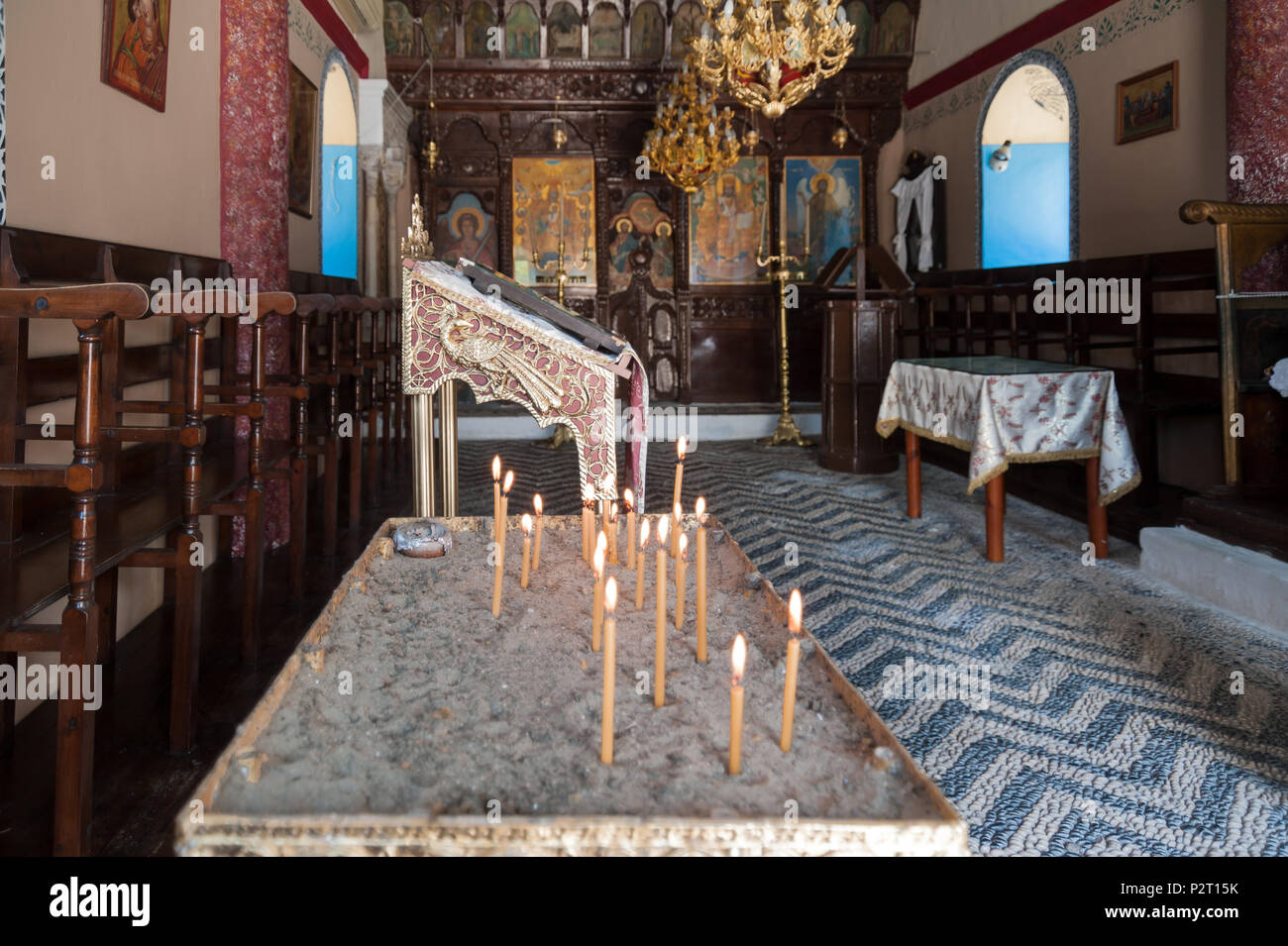 Kalopetra Monastery, Island of Rhodes, Rodos, Greece Stock Photo - Alamy