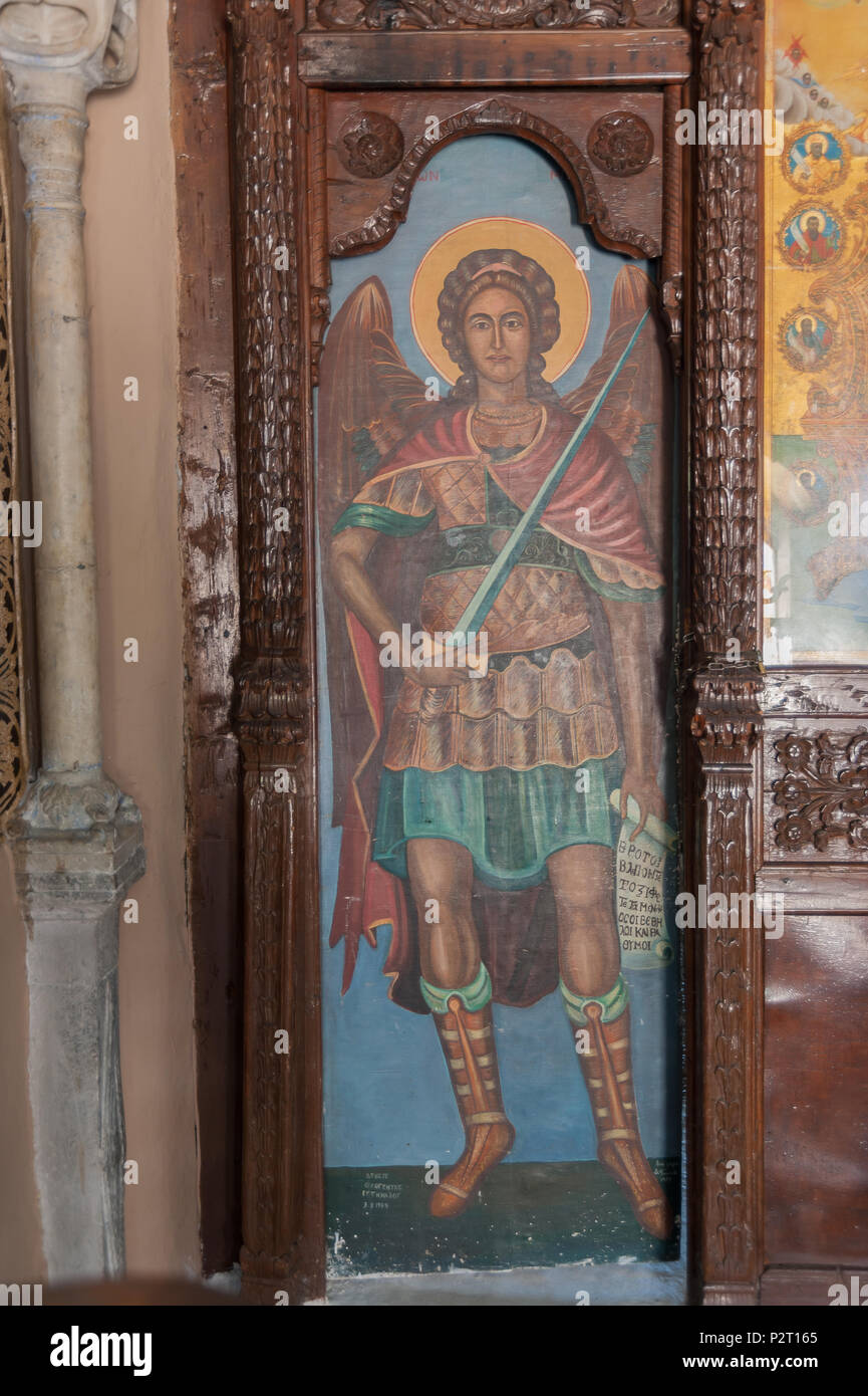 Kalopetra Monastery, Island of Rhodes, Rodos, Greece Stock Photo - Alamy