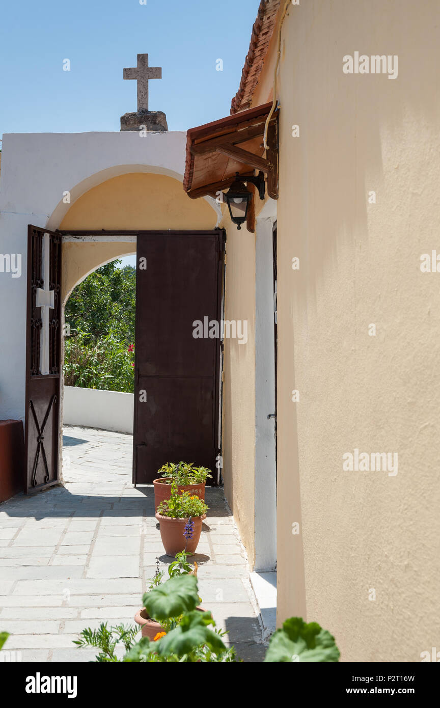 Kalopetra Monastery, Island of Rhodes, Rodos, Greece Stock Photo - Alamy