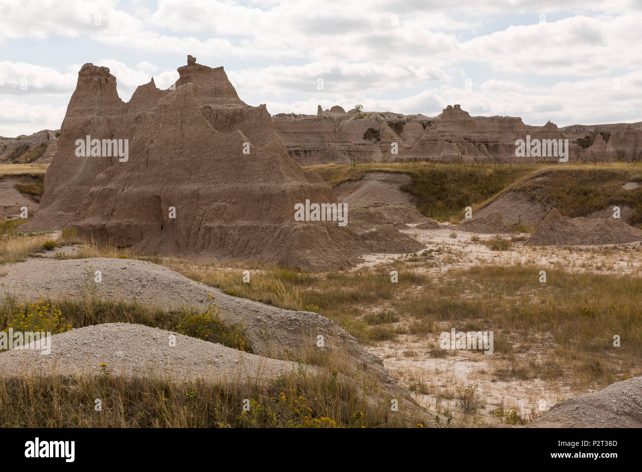Castle Trail. Sept, 2016. Badlands National Park, South Dakota, USA ...