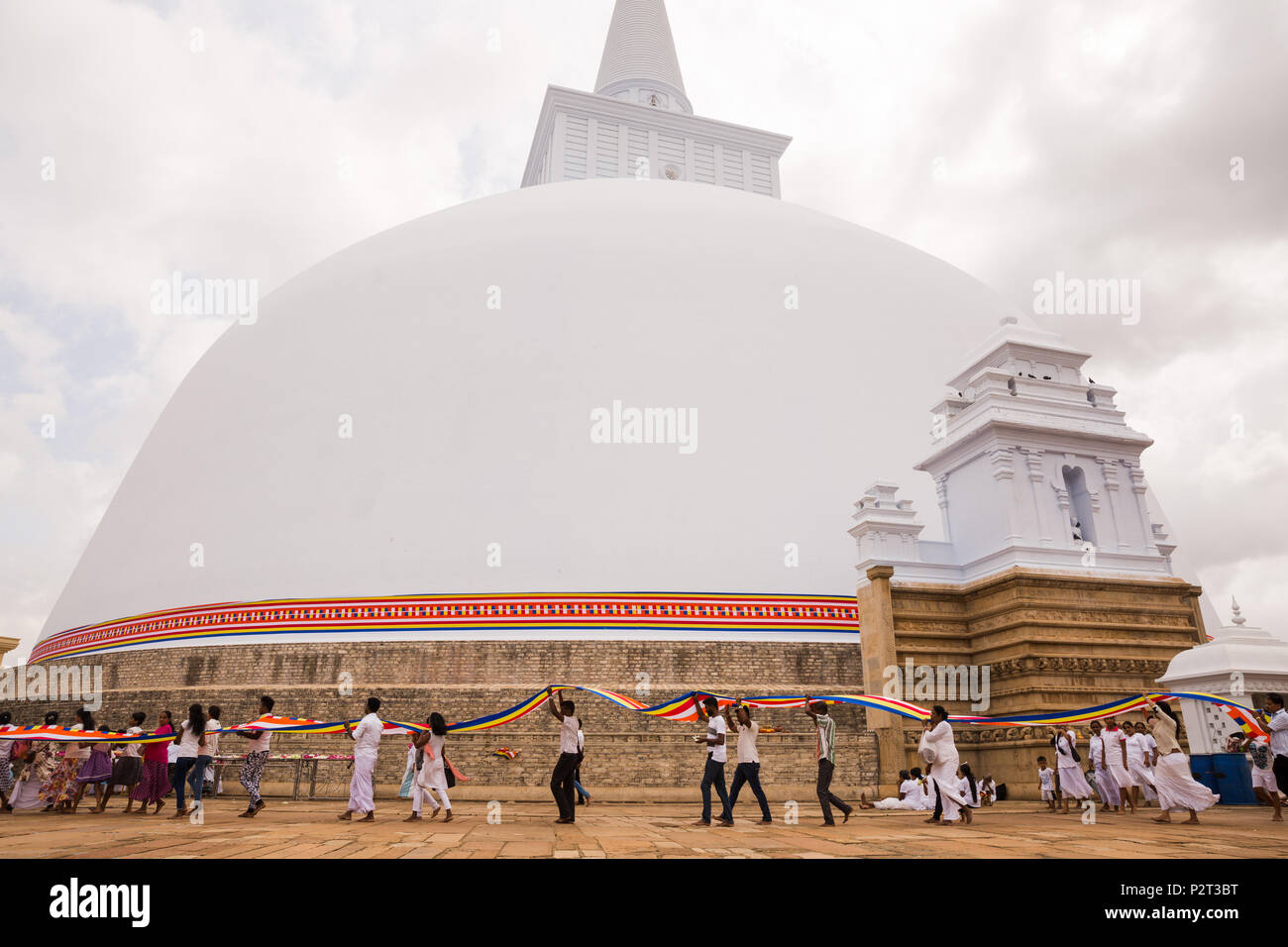 Ruwanwelisaya. Anuradhapura, Sri Lanka. July 2017 Stock Photo - Alamy