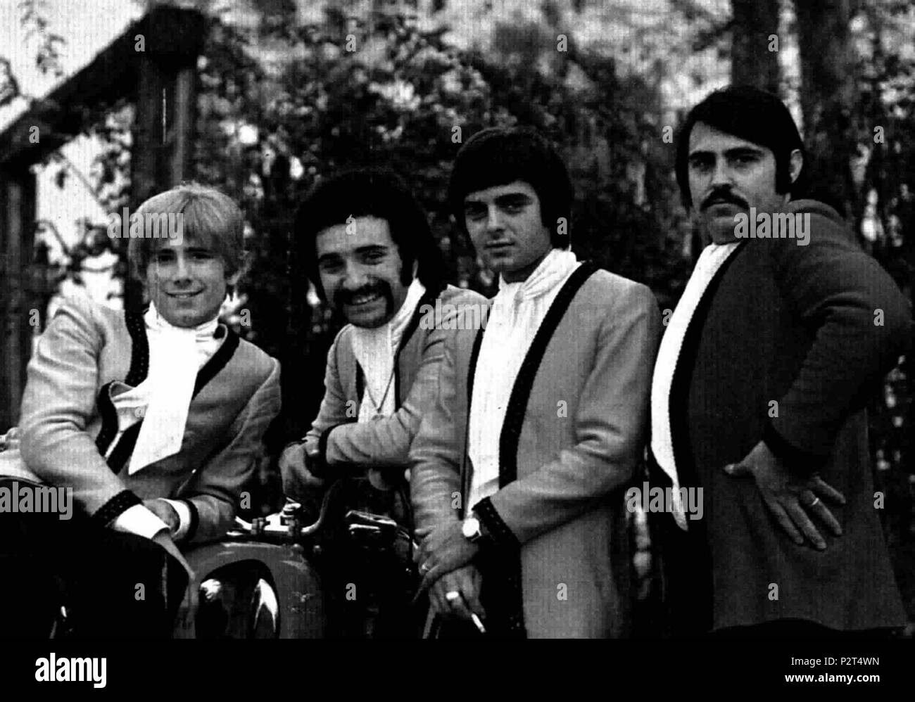 . Italian band Camaleonti poses for the magazine . October 1968 ...