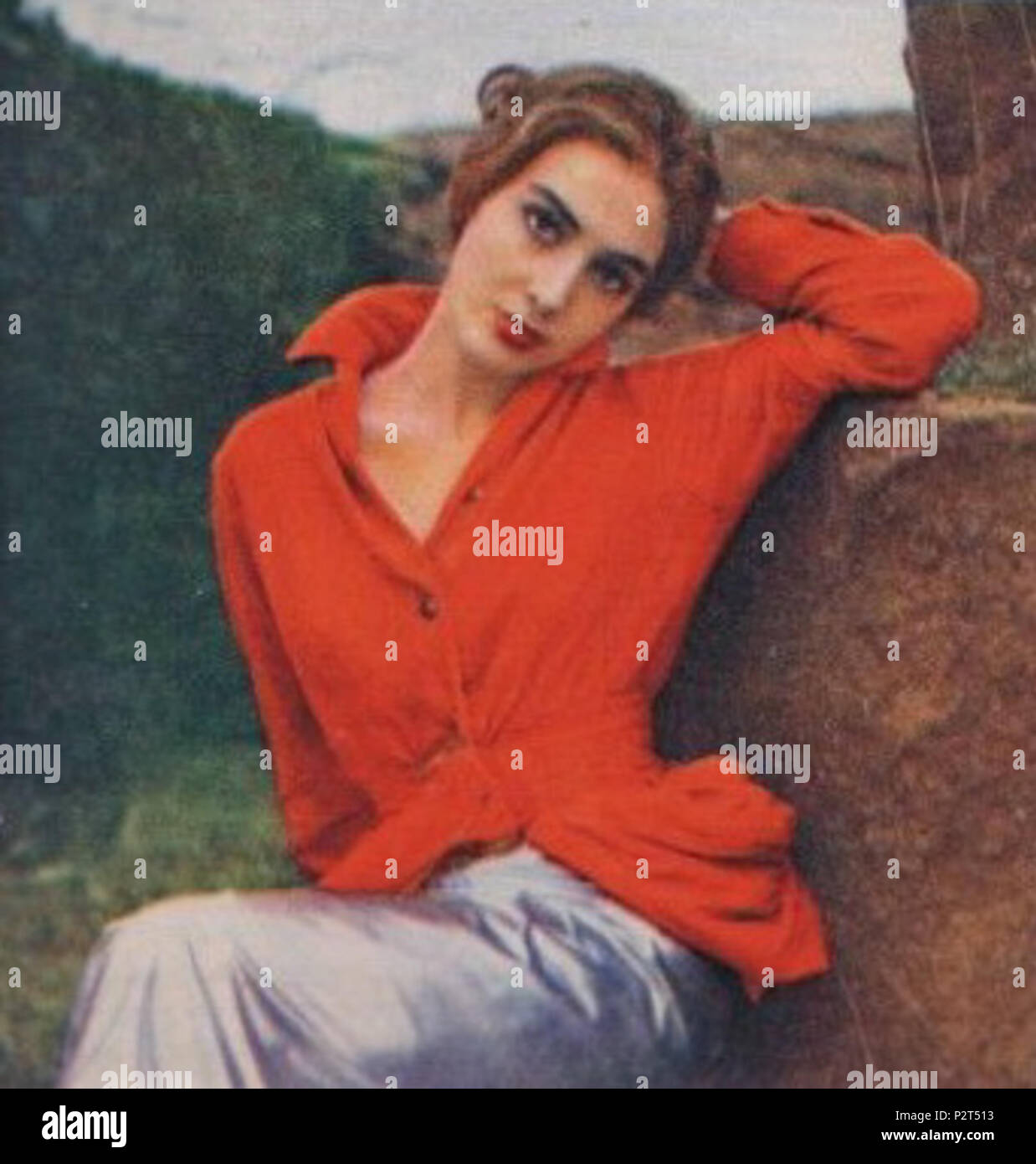 . Italian actress Leonora Ruffo . January 1958. Unknown 47 Leonora ...