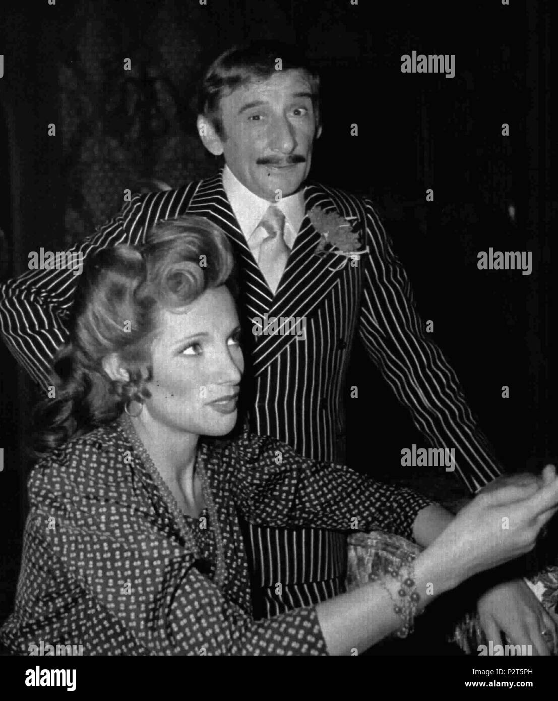 . Italian actors Giuditta Saltarini and Renato Rascel . May 1975 ...