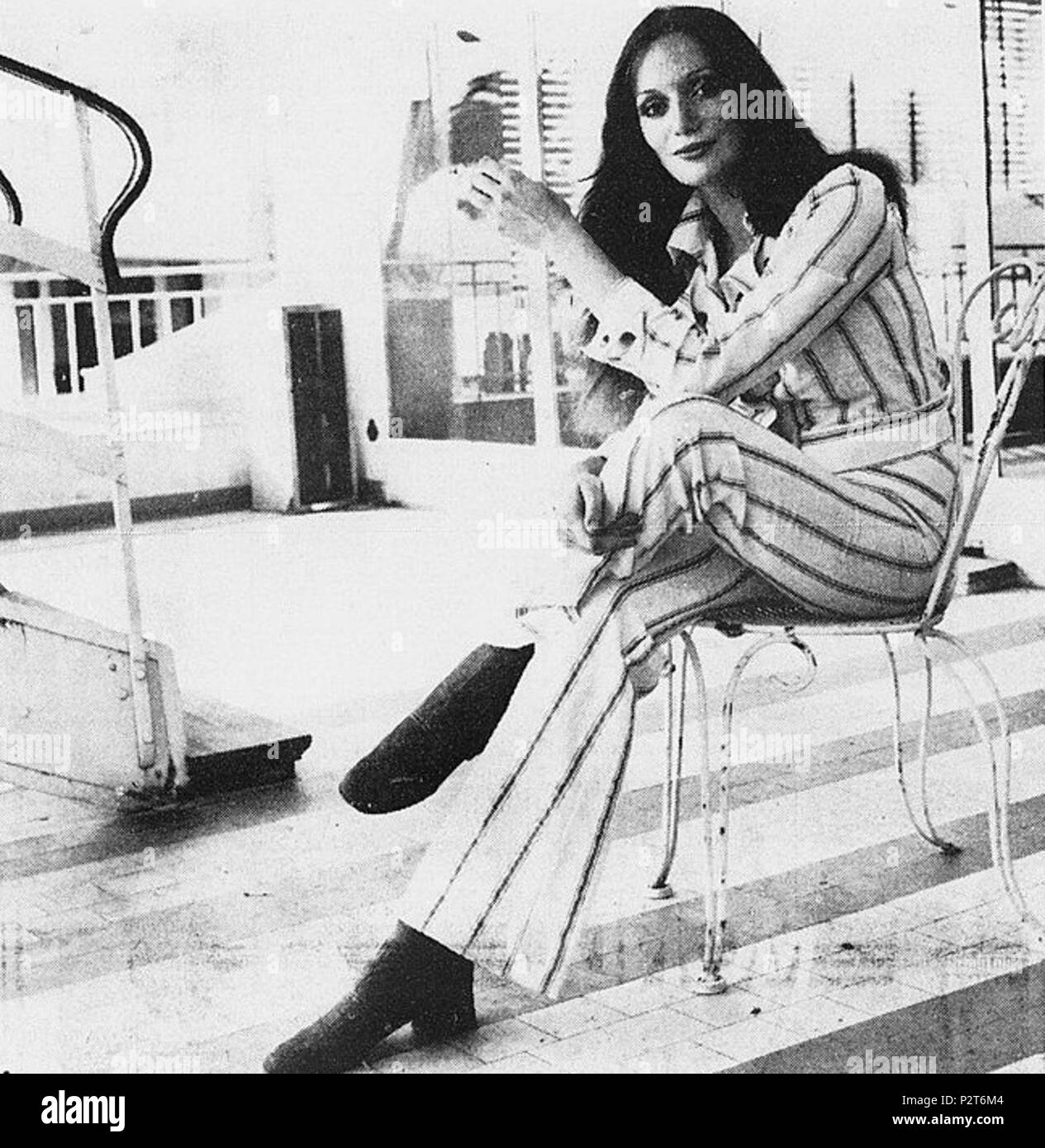 . Italian actress Delia Boccardo . 25 May 1971. Agenzia Foto Team 22 ...