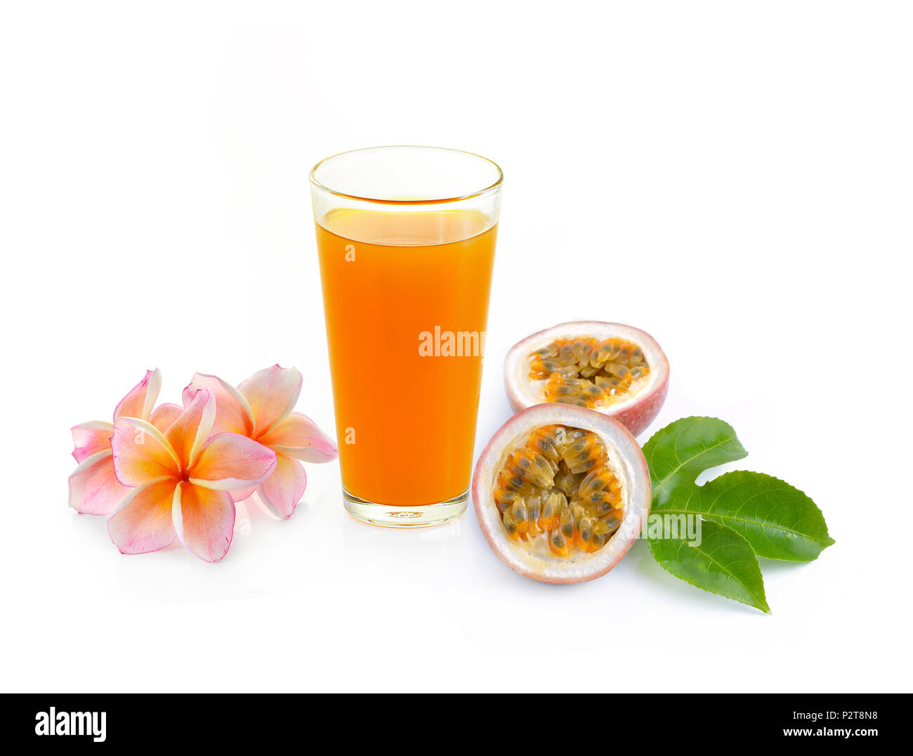 Isolated juice glass passion fruit hi-res stock photography and images ...
