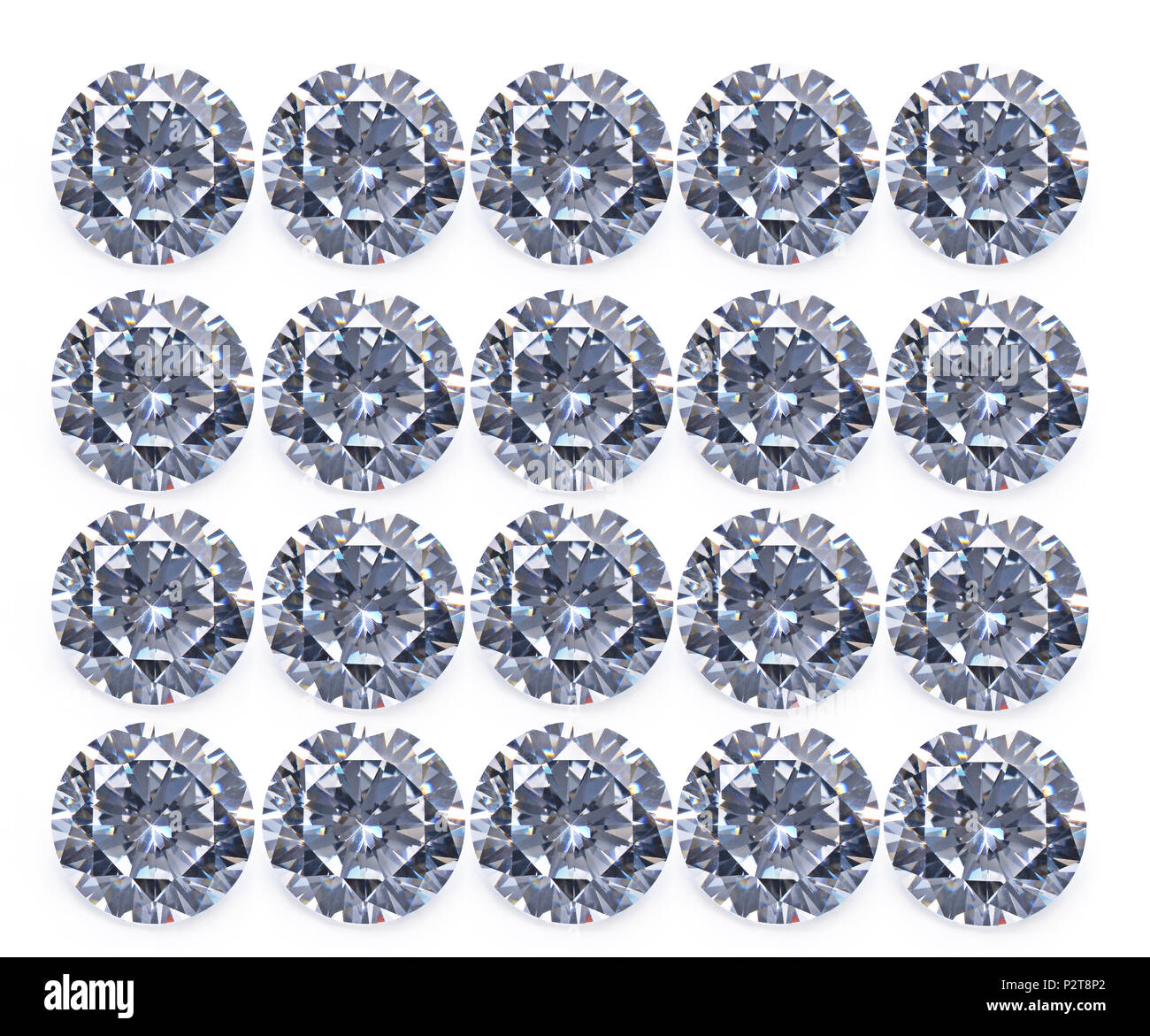 diamond isolated on white background Stock Photo - Alamy