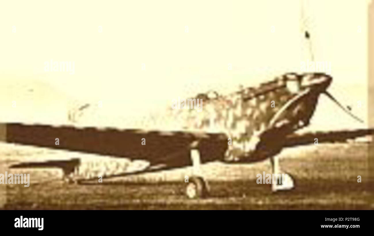 . English: Italian Caproni Ca.335 Maestrale fighter-bomber ...