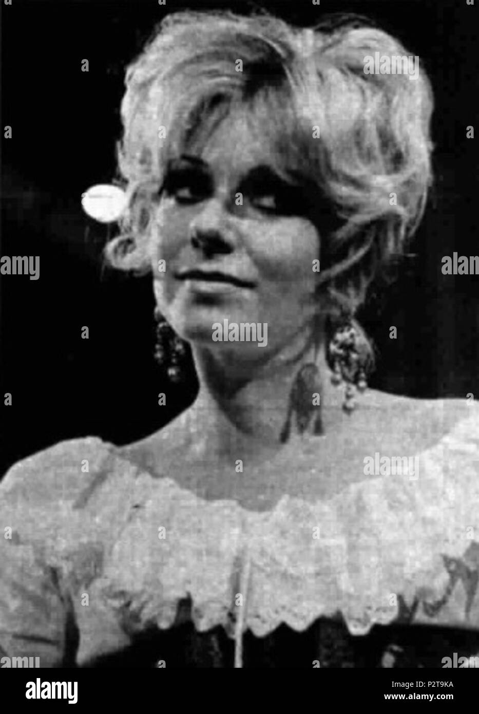 Italian Actress And Singer Ombretta Colli During The Staging Of The Musical La Ballata Dell