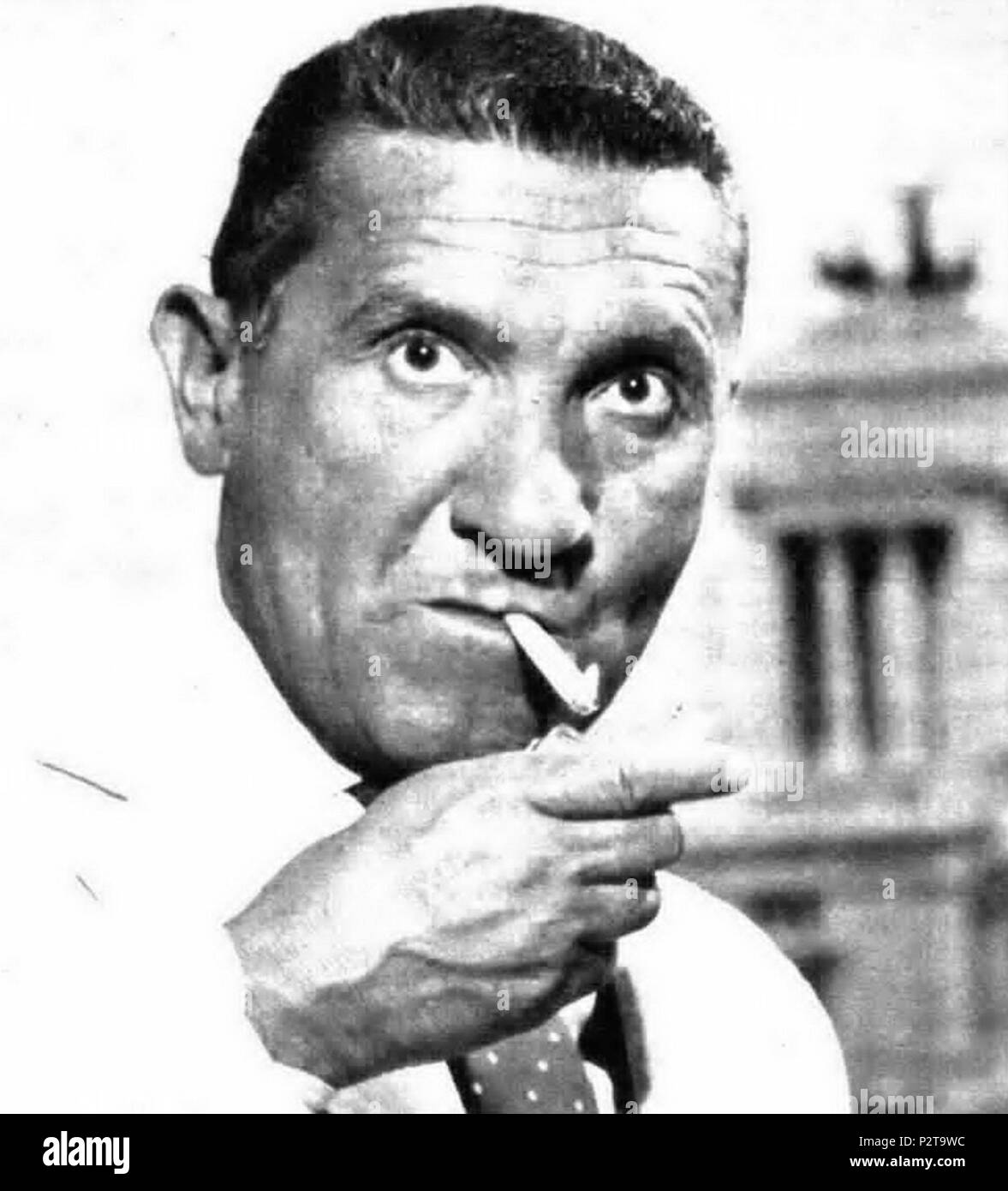 . Italian actor Paolo Stoppa . 1967. Unknown 68 Paolo Stoppa 1967 Stock ...