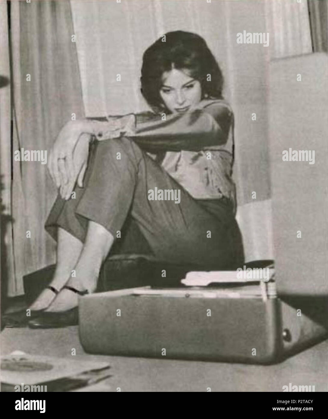 . Italian actress Eleonora Rossi Drago in her house . 1959. Unknown 24 ...