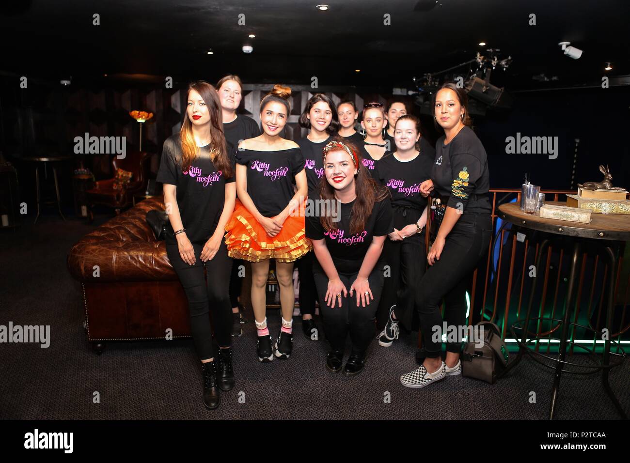 Fab UK Party 2018 Backstage Stock Photo - Alamy