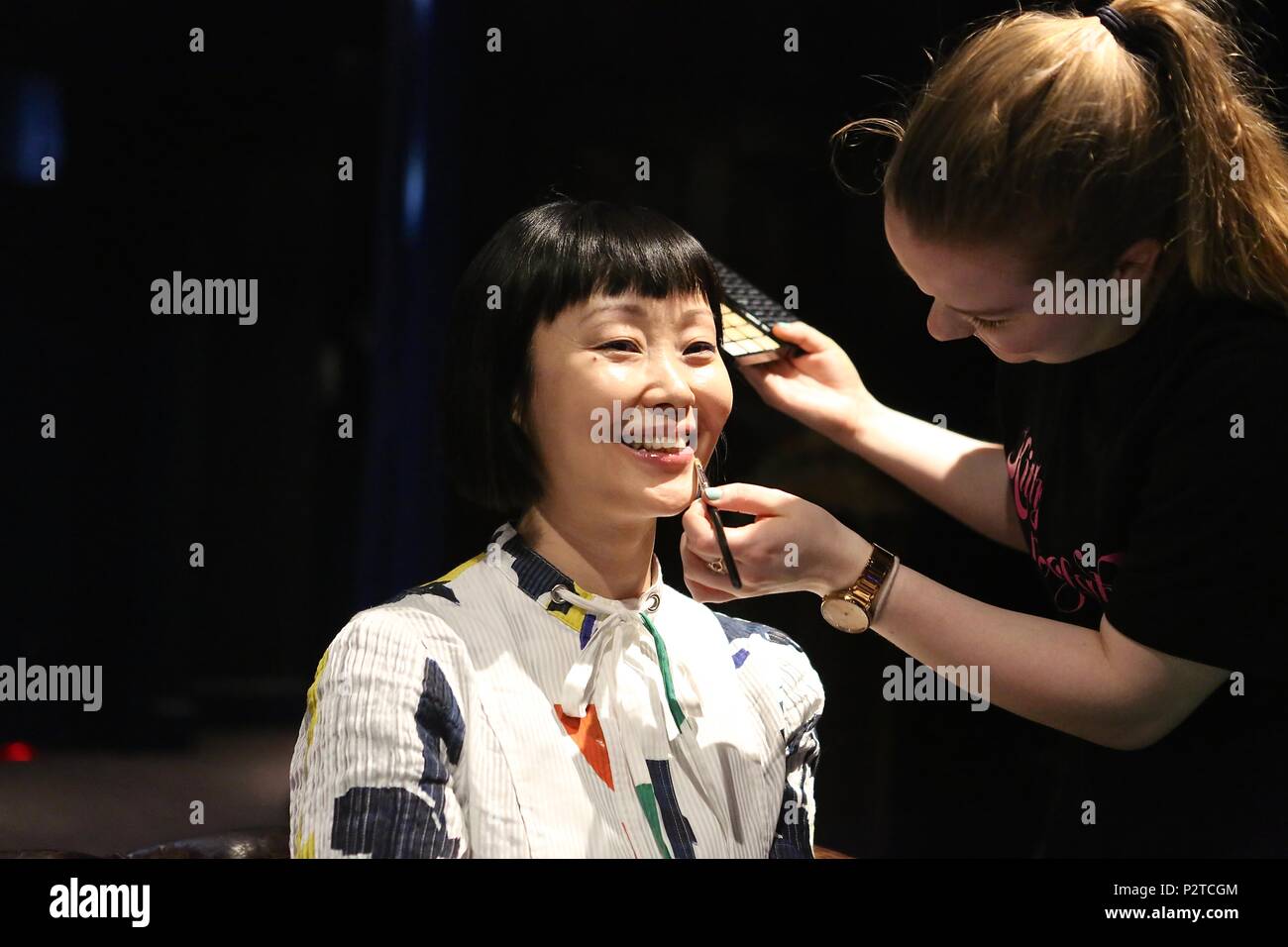 Fab UK Party 2018 Backstage Stock Photo - Alamy