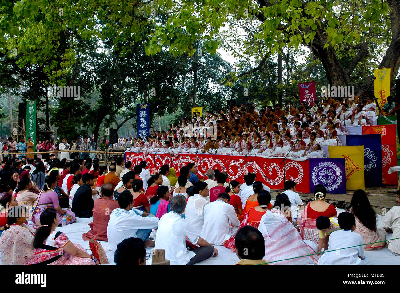 Bangladeshi singers singing Baishakhi songs to celebrate 'Pohela ...