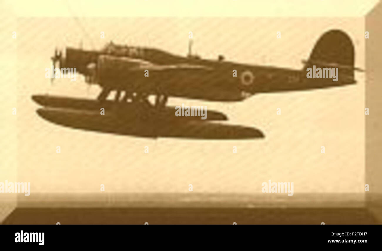 . English: Italian CANT Z.506 floatplane . circa 1930s through 1950s ...
