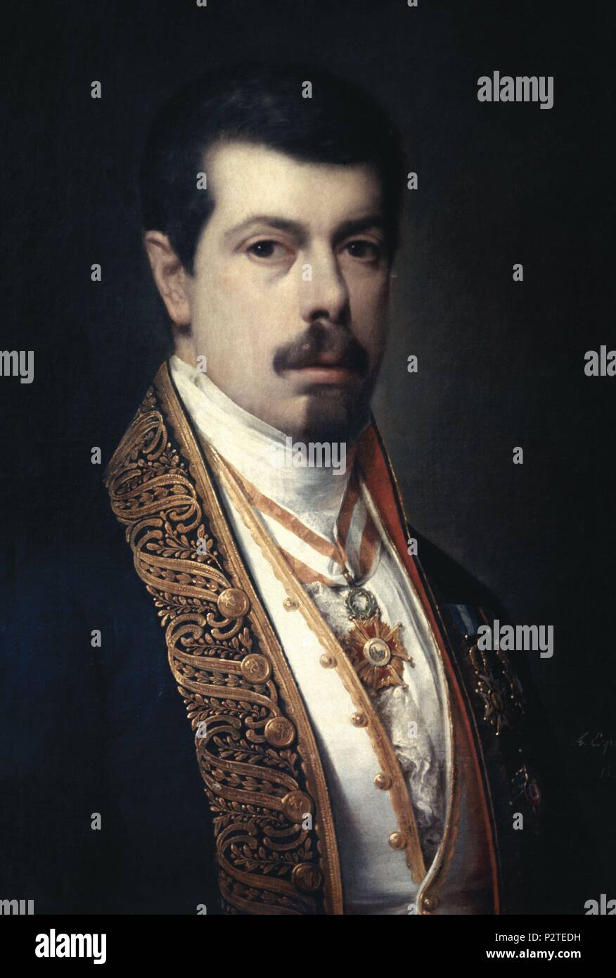 'Self-portrait', 1847, Oil on canvas, 73,5 x 56 cm. Author: Antonio ...