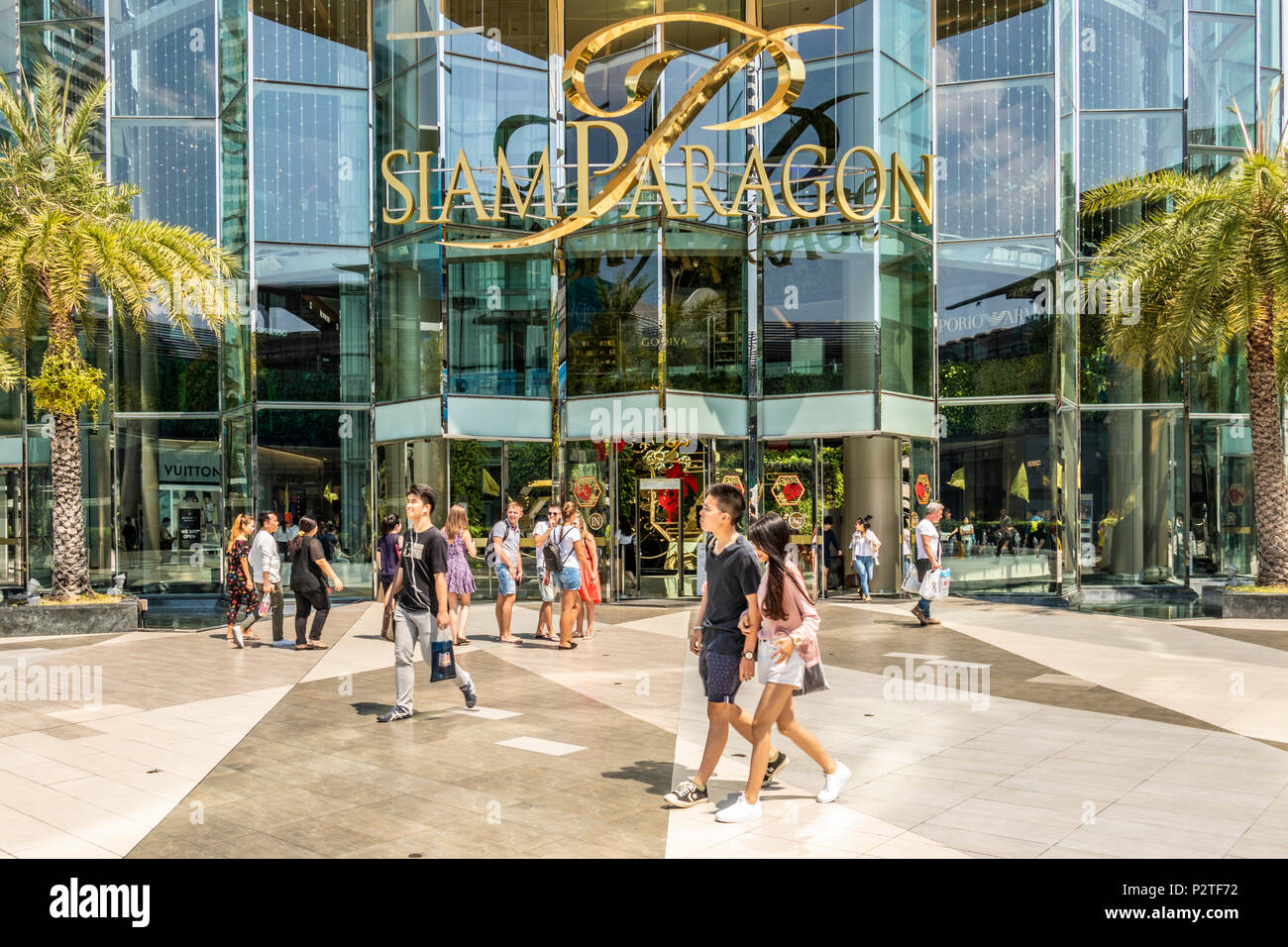 Siam Paragon Bangkok Thailand Stock Photo - Alamy