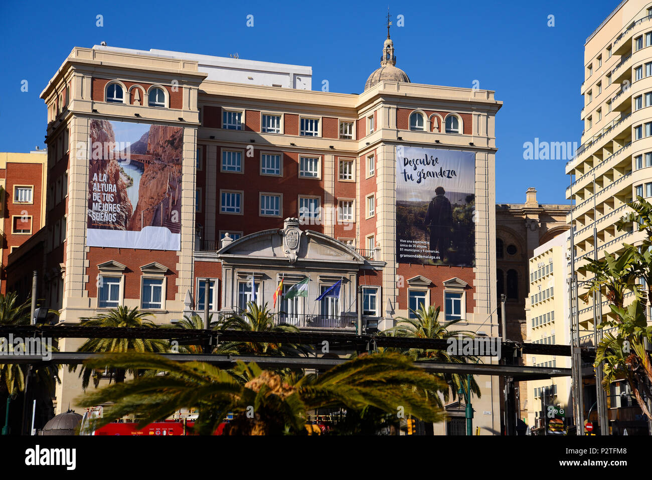 Apartments on the Waterfront in Malaga Spain Stock Photo - Alamy