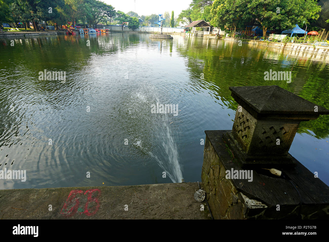 Taman Balekambang Park, Solo, Surakarta, Central Java, Indonesia Stock ...