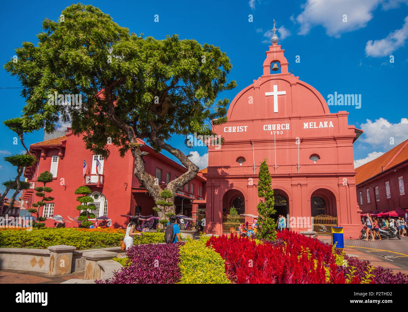 Melaka, Malaysia - with its signs of the Portoguese, Dutch and English ...