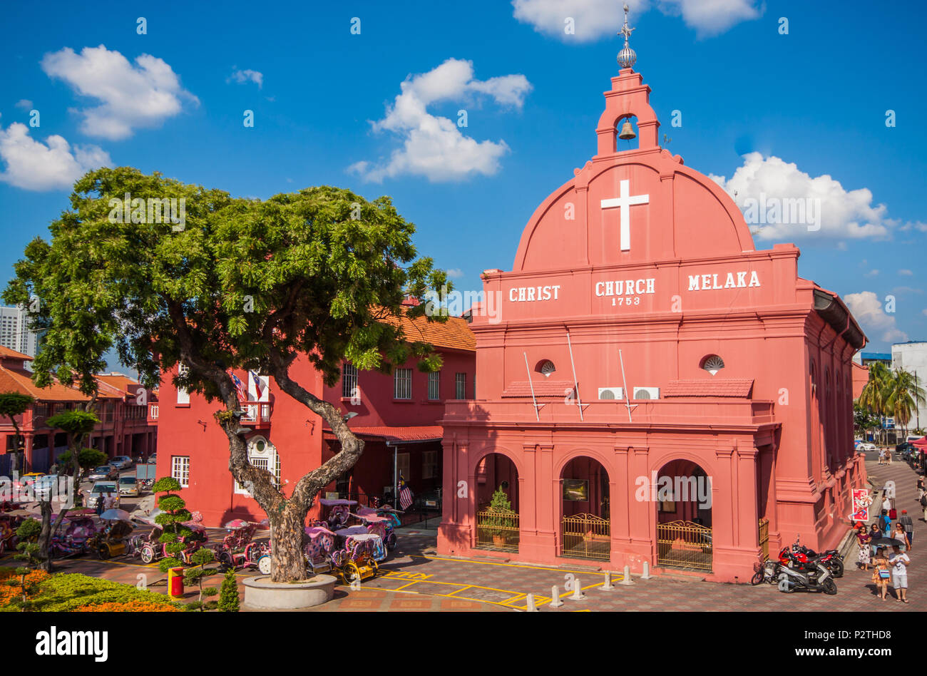 Melaka, Malaysia - with its signs of the Portoguese, Dutch and English ...