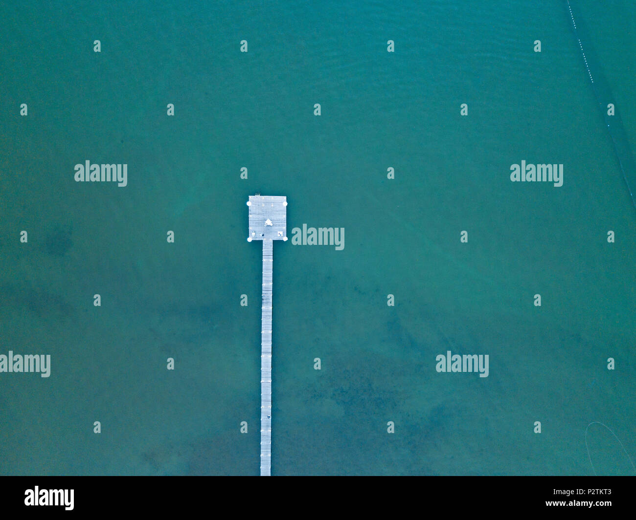 Aerial View Of A Pier Stock Photo - Alamy